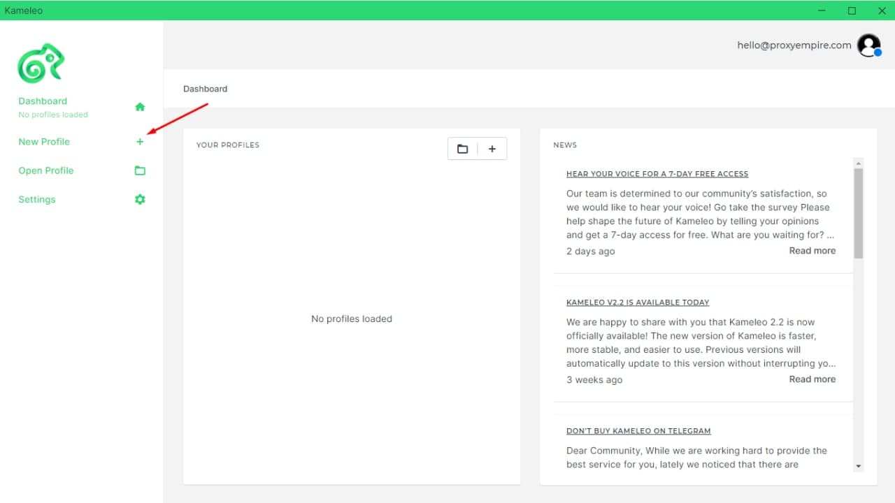 How To Integrate Kameleo With ProxyEmpire - ProxyEmpire